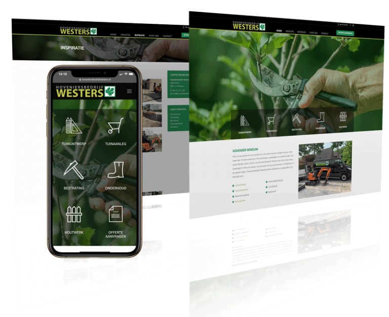 Hoveniersbedrijf Westers | Pixelsz Webdesign